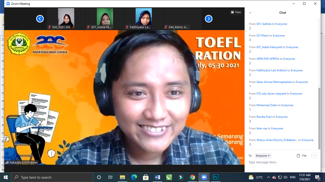 Kelas TOEFL di Poltekkes Kemenkes Semarang – KURSUS BAHASA ASING ONLINE ...