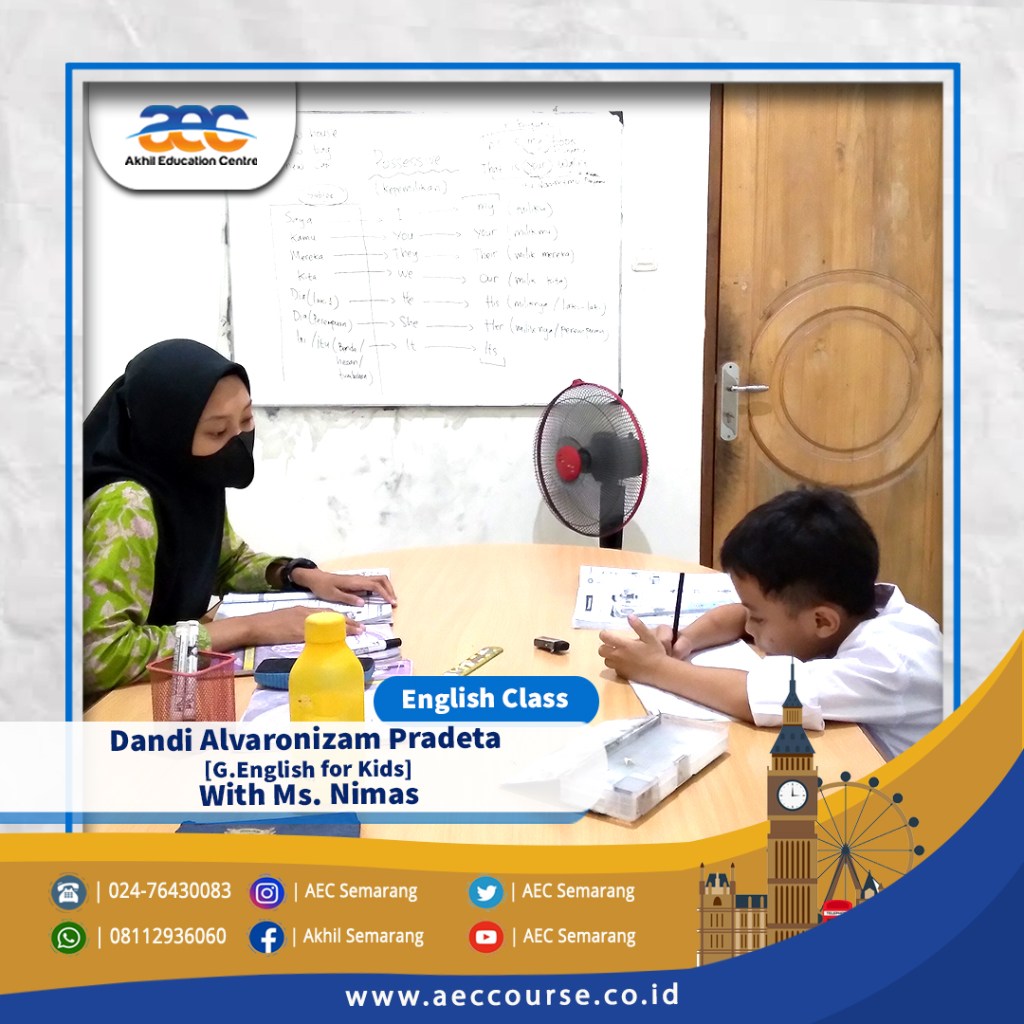 ENGLISH COURSE – KURSUS BAHASA ASING ONLINE DAN OFFLINE